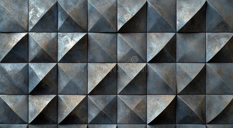 Unique Three Dimensional Wall Art Design in Shades of Blue with ...