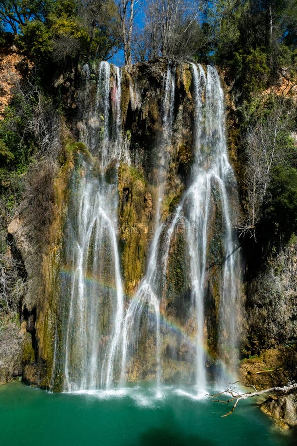 Waterfall stock photo. Image of river, lake, south, pool - 115830328