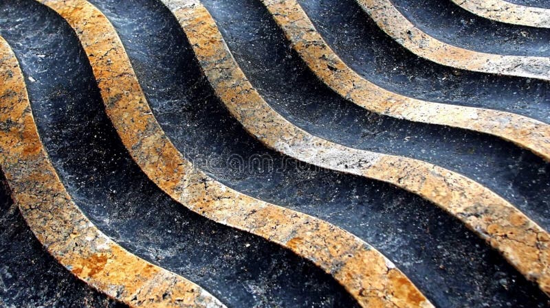 Wavy Stone Wall Forming a Textured Background Stock Photo - Image of ...