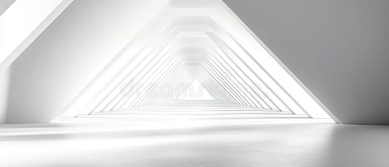 Abstract Modern Architectural Corridor Stock Illustration ...