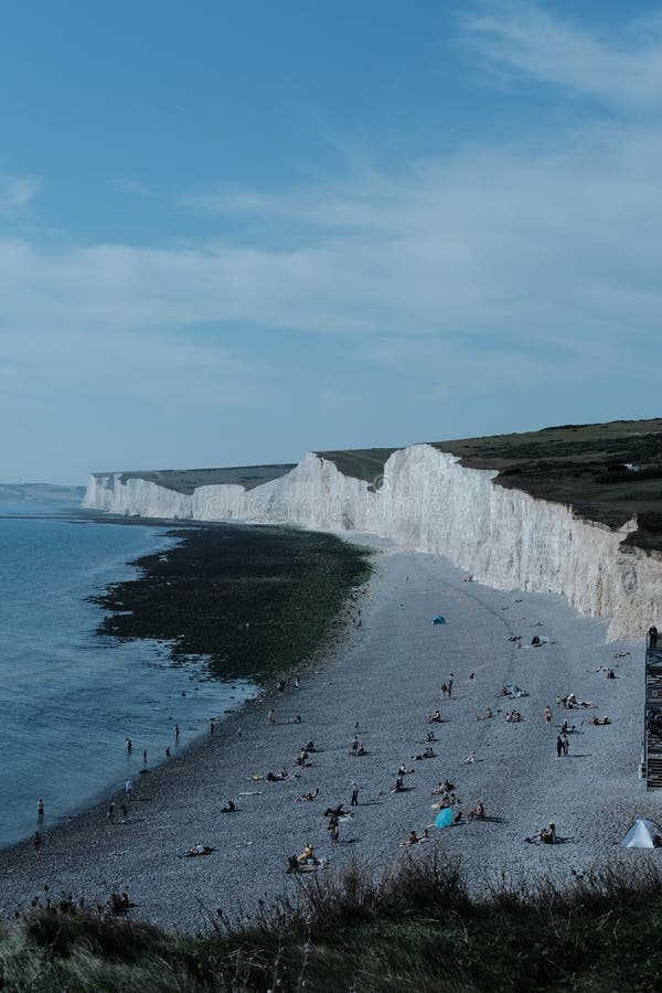 Stunning White Cliffs of Dover, Britain, United Kingdom Stock Image ...