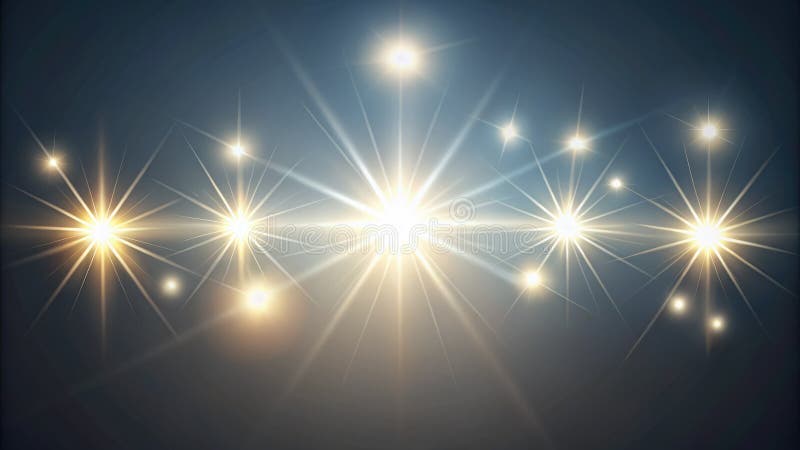 Stunning White Starburst Lens Flare Effects: a Collection of Five ...