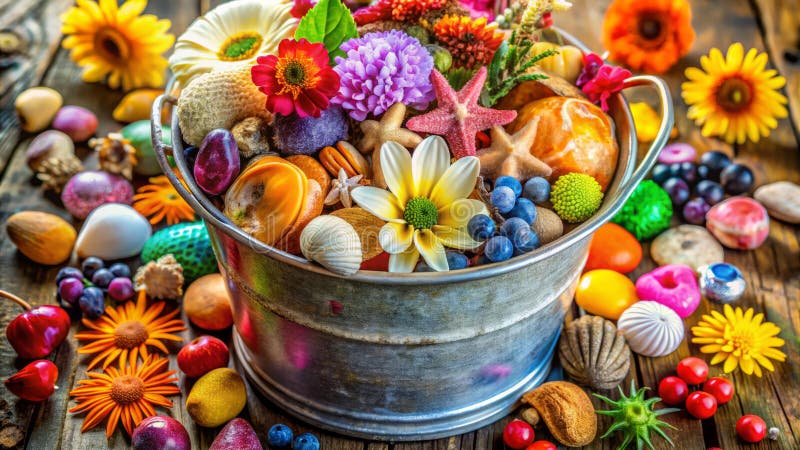 Stunning WideAngle Bucket Set Photography Exploring a Colorful Array of ...