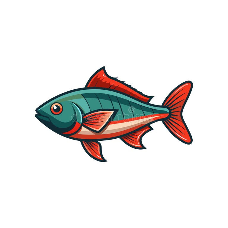 Stunning Windshadow Fish Realistic Color Design Stock Image ...