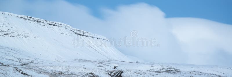 Stunning Winter Panoramic Landscape Snow Covered Countryside Wit Stock ...