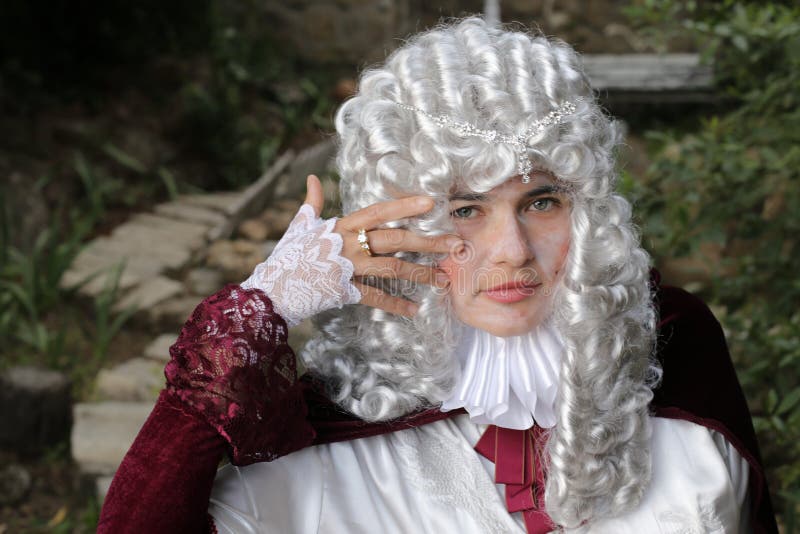 Stunning Woman in the Baroque Period Stock Image - Image of elegance ...