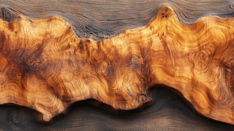 Stunning Wood Grain Texture Shows Natural Beauty Stock Illustration ...