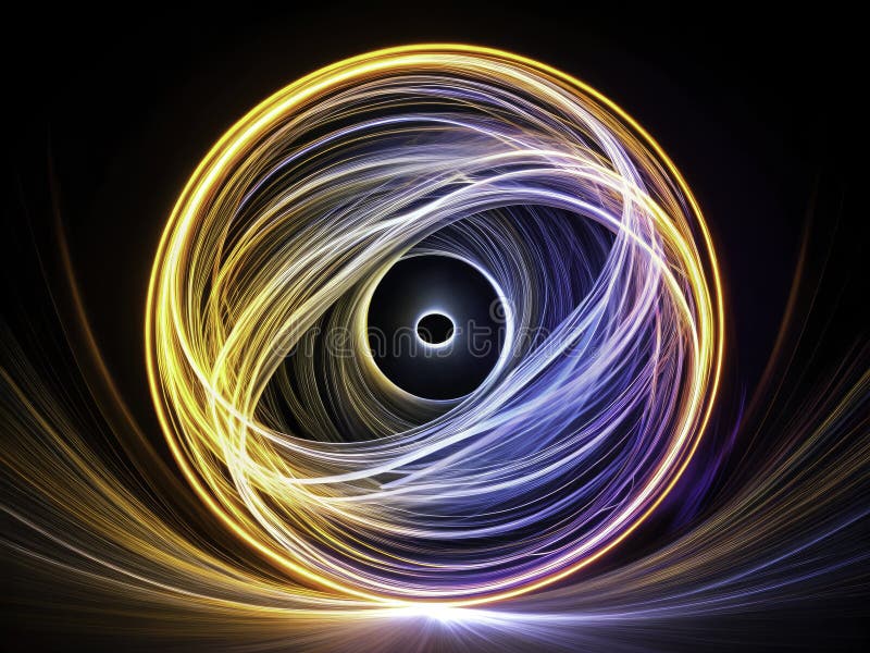 A Stunning Yin Yang Symbol Long Exposure a Visual Exploration of ...
