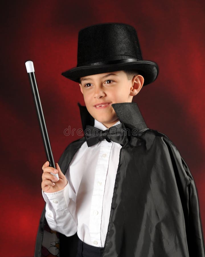 Stunning Young Magician stock photo. Image of pretend - 28464058