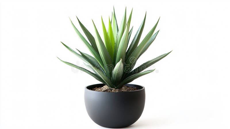 Stunning Yucca Plant Sharp Swordlike Leaves Dramatic Lighting Stock ...