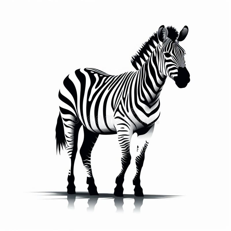 Stunning Zebra Vector Image Stock Illustration - Illustration of ...