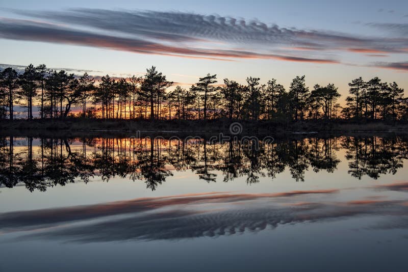 Stunningly Beautiful View of the Evening Sky Stock Photo - Image of ...
