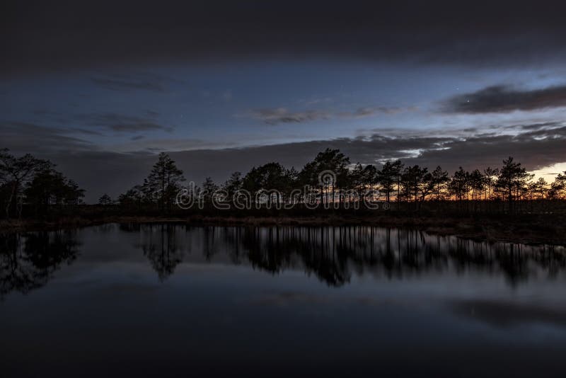 Stunningly Beautiful View of the Evening Sky Stock Photo - Image of ...