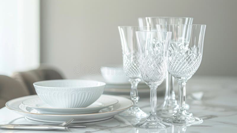 Stunningly Clean Display a Sparkling Arrangement of Pristine Objects ...