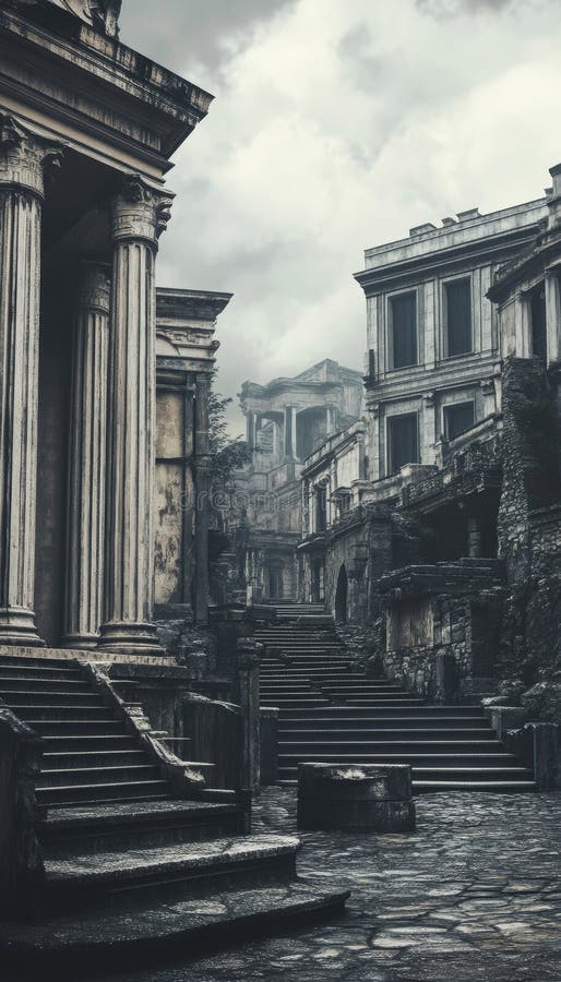 Stunningly Preserved Ancient Roman Temple Surrounded by Historic ...