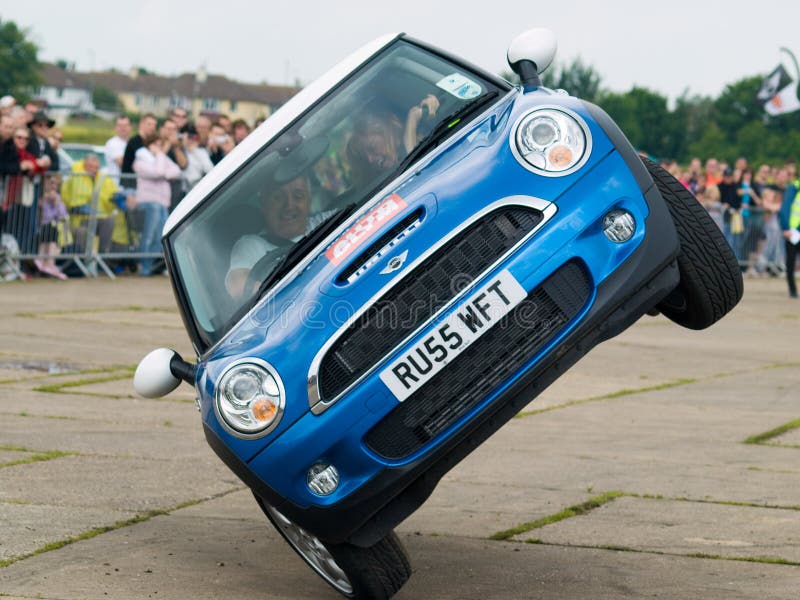Stunt Car Driver Russ Swift Entertains the Crowds Editorial Stock Image ...