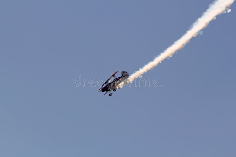 Stunt Plane editorial stock image. Image of flying, performance - 22567424