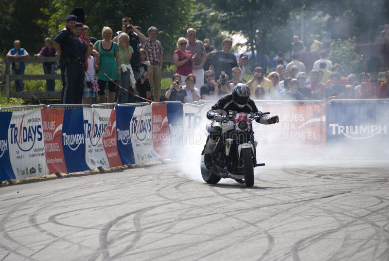 Stunt-show editorial stock photo. Image of tridays, meeting - 14924778