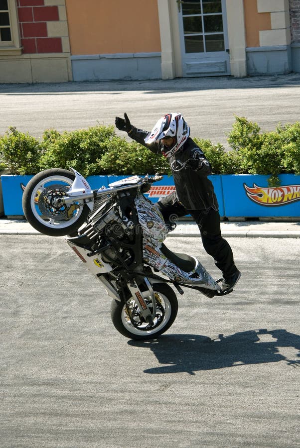 Trick on motorcycle stock photo. Image of fashion, stunt - 21015940