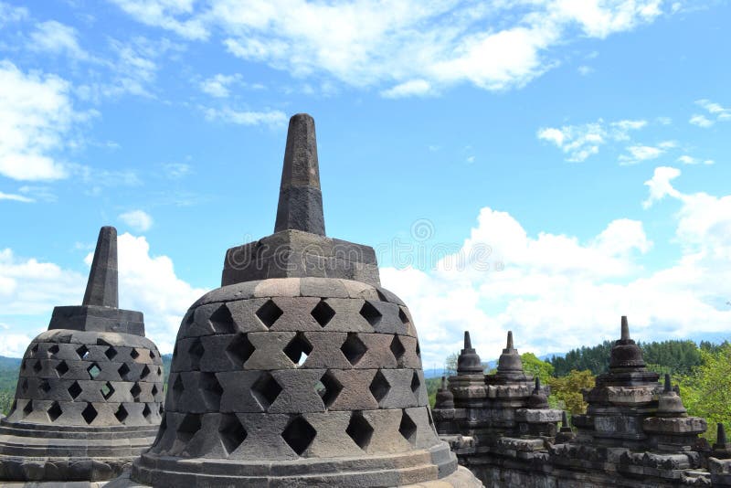 Stupa of borobudur stock photo. Image of historical, faith - 32146360