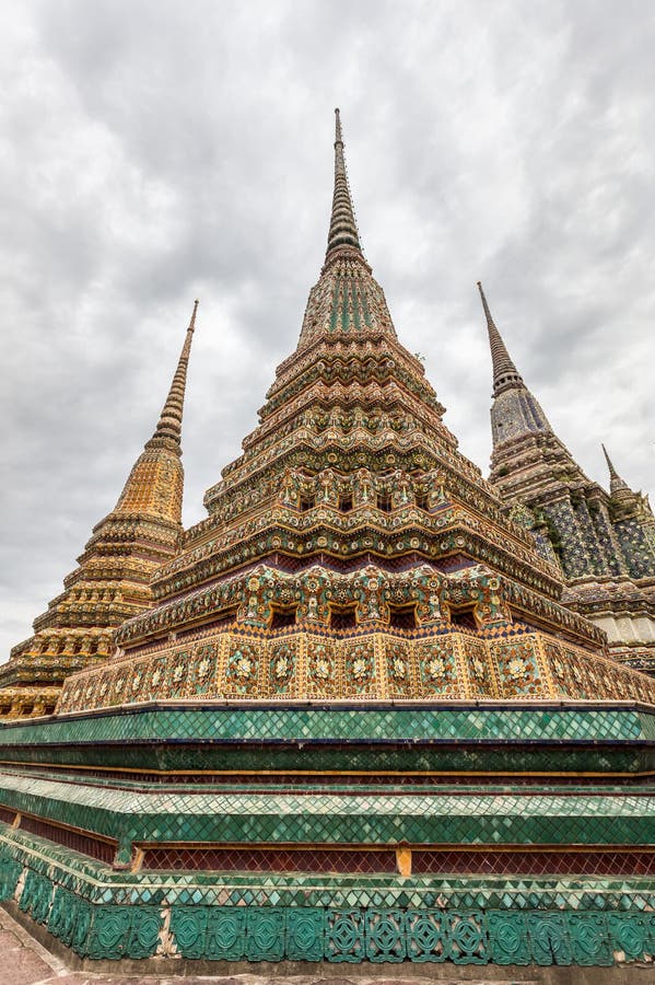 Stupa of King Rama 1 in Wat Pho Stock Photo - Image of stupa, buddhism ...