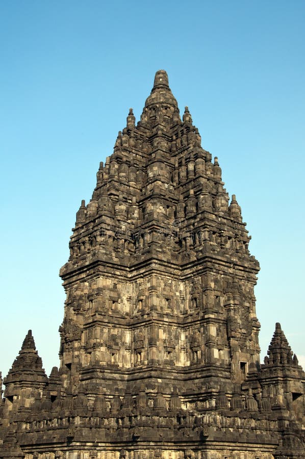 Stupa in Prambanan Temple. Java, Indonesia. Stock Image - Image of ...