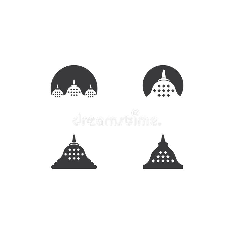 Yogyakarta Stupa Borobudur Stock Illustrations – 58 Yogyakarta Stupa ...