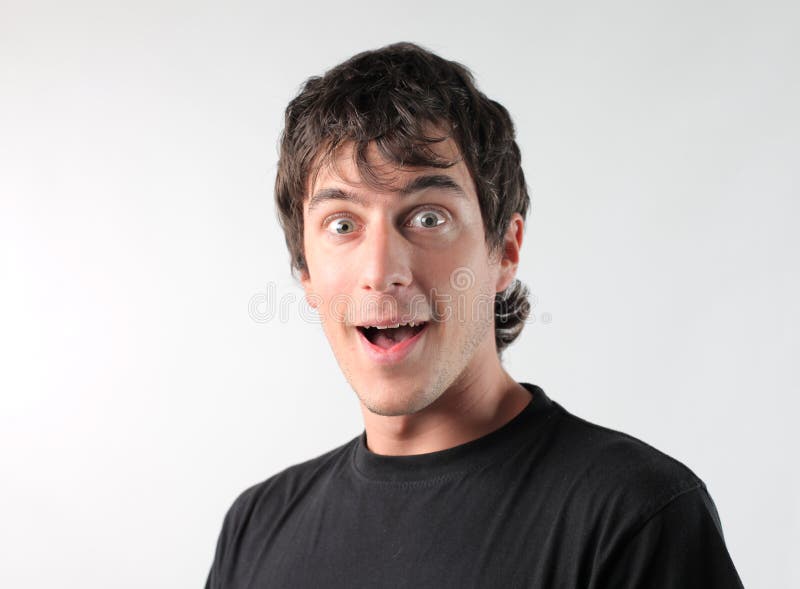 Stupefied man stock photo. Image of stupor, teen, caucasian - 17826570