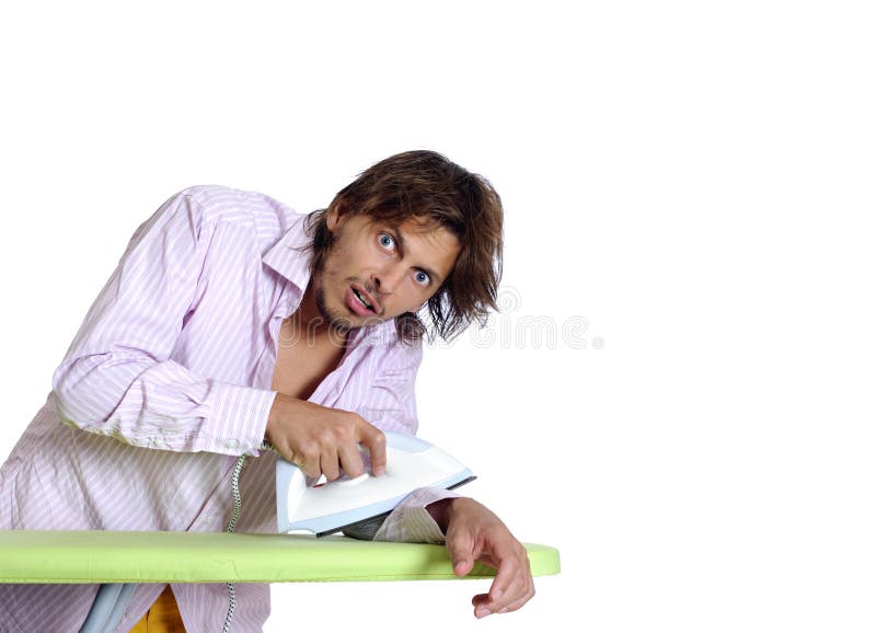 Stupid move stock image. Image of isolated, fabric, handsome - 13284033