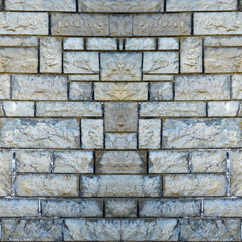 Sturdy Blue and Gray Cut Stone Wall, Seamless Lined Up Stock Image ...