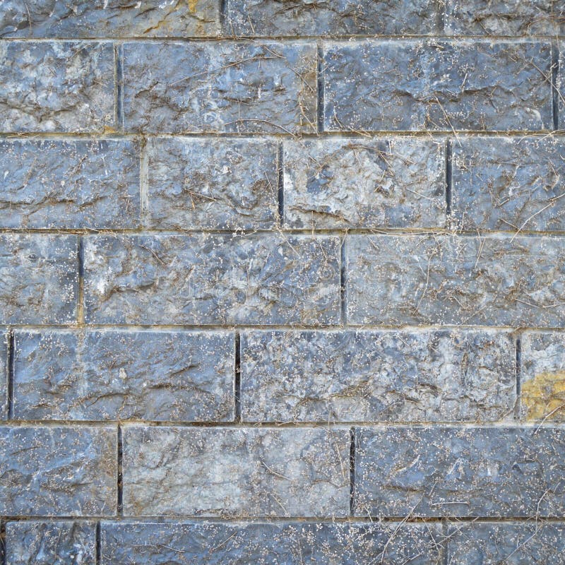Sturdy Blue and Gray Cut Stone Wall, Seamless Lined Up Stock Image ...