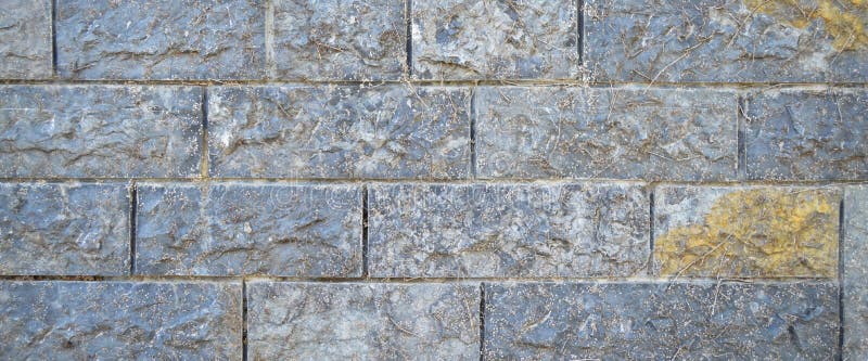 Sturdy Blue and Gray Cut Stone Wall, Seamless Lined Up Stock Image ...