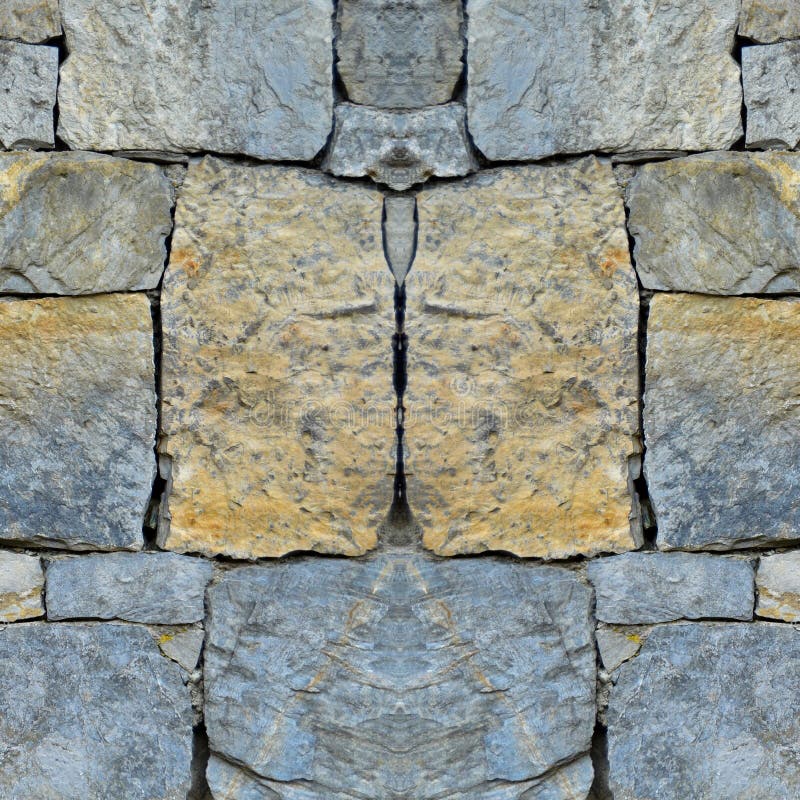 Sturdy Blue and Gray Cut Stone Wall, Seamless Lined Up Stock Image ...
