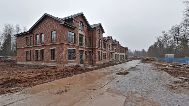 A Sturdy Brick Structure Rises from the Earth, Surrounded by ...