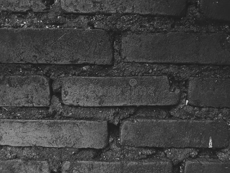 Sturdy brick walls. stock photo. Image of rock, font - 308544220