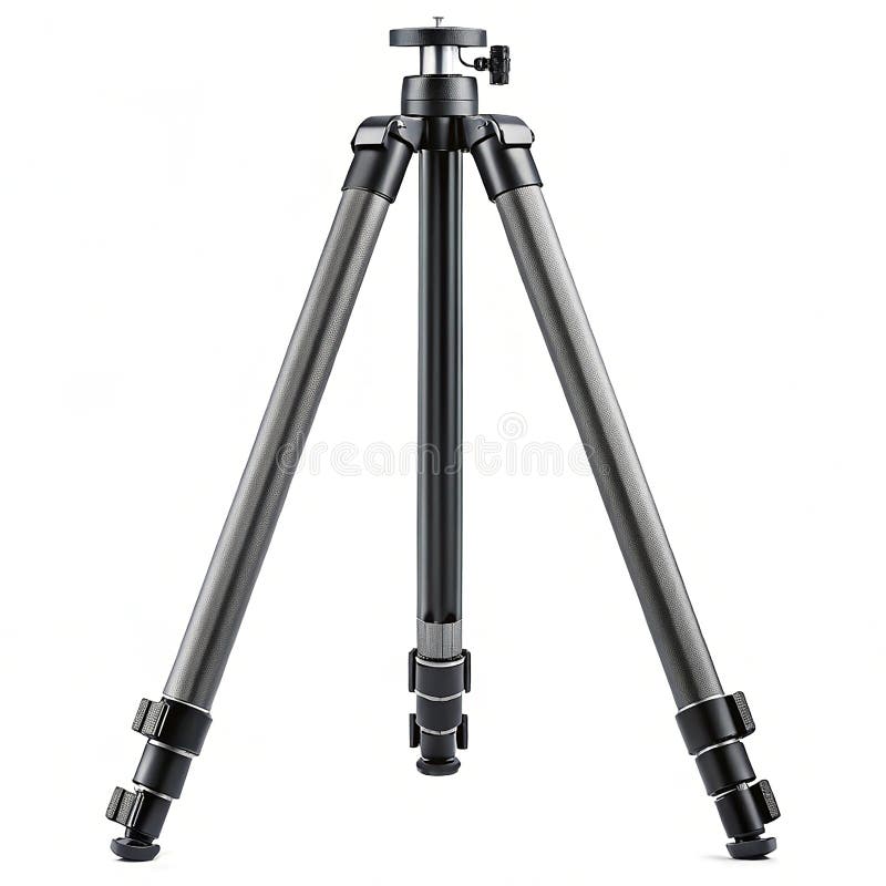 Tripod with Built-in Leveling Bubble Stock Illustration - Illustration ...