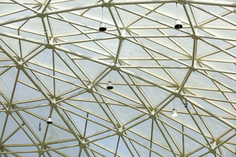 Sturdy Curved Steel Beam Building Structure Stock Image - Image of ...