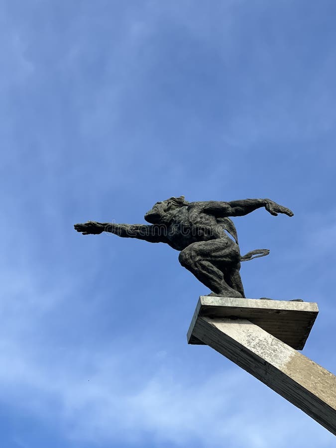 Sturdy & X22;Dirgantara& X22; Statue Stock Photo - Image of dirgantara ...