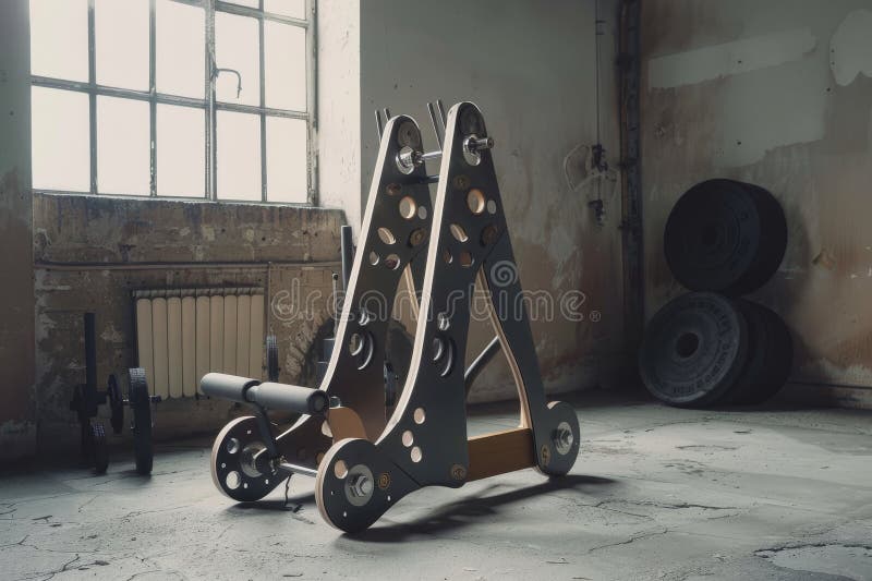 A Sturdy Metal Object is Placed on a Flat Surface, an Instrument of ...