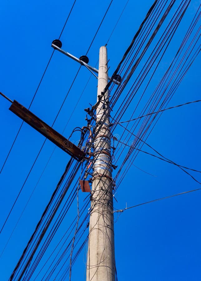 Sturdy Old Electricity Pole Stock Photos - Free & Royalty-Free Stock ...