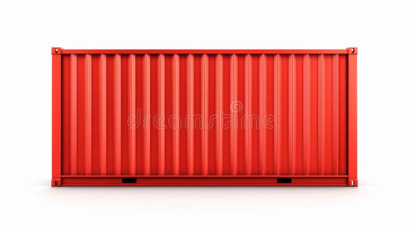 A Sturdy Shipping Container Ready for Transport, Highlighting Its ...