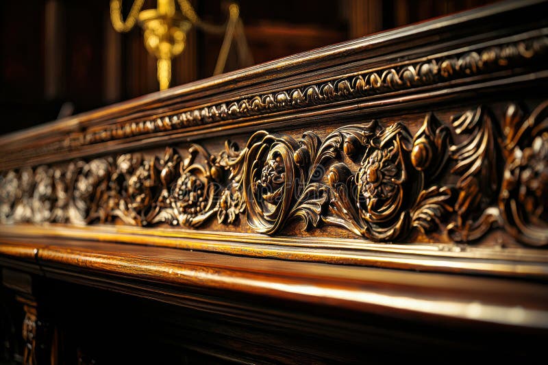 A Sturdy Wooden Table Symbolizing the Foundation of Justice in the ...