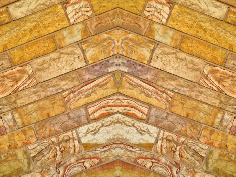 Sturdy Yellow and Beige Cut Stone Wall, Seamless Lined Up Stock Photo ...