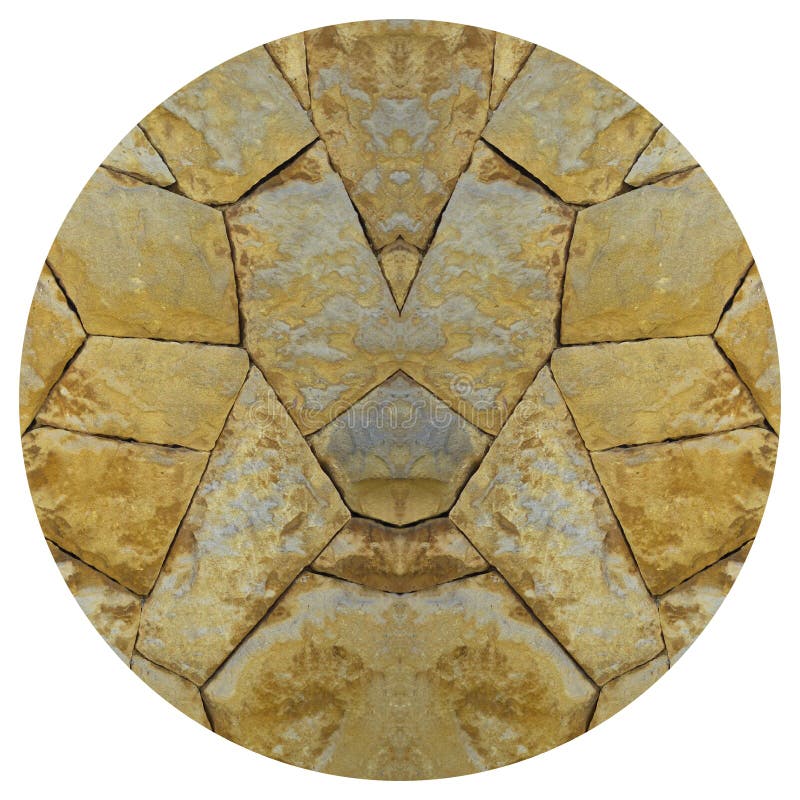 Sturdy Yellow and Beige Cut Stone Wall, Seamless Lined Up Stock Photo ...