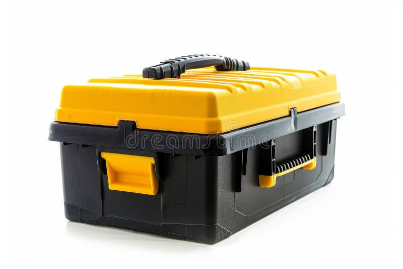 Sturdy Yellow and Black Tool Box for Professional and Home Use ...