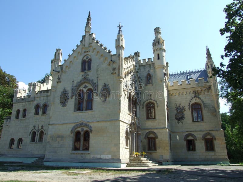 Sturdza Castle stock image. Image of plants, miclauseni - 27460621