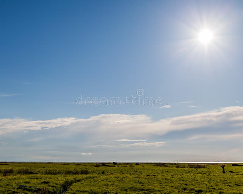 Sturgeon Banks Natural Area Day Light Sky with Clouds Stock Image ...