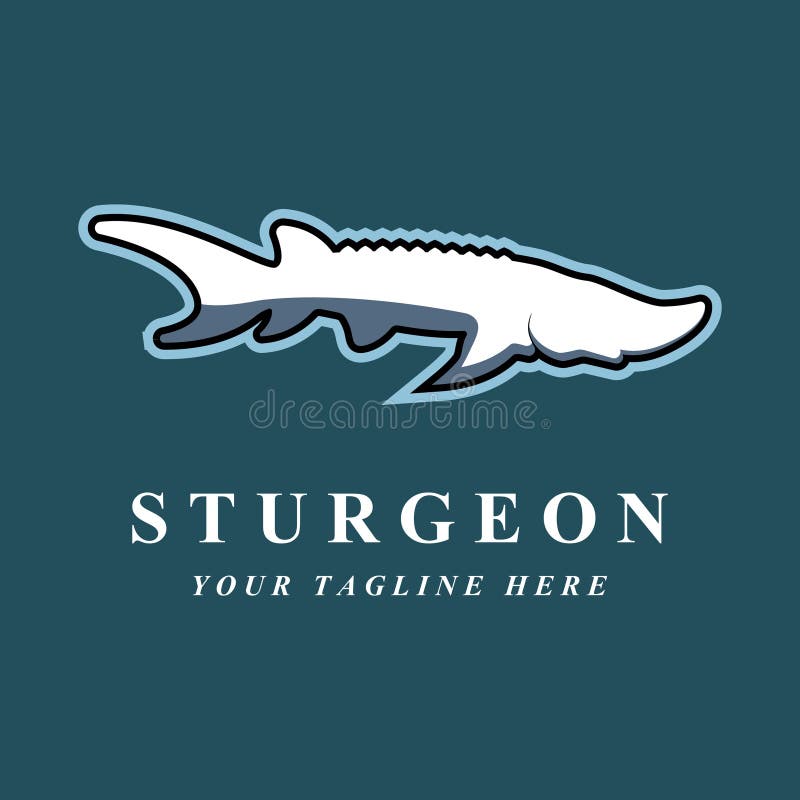 Sturgeon logo vector stock vector. Illustration of emblem - 277468287