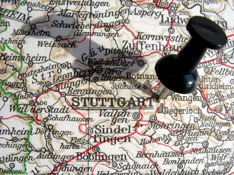 Stuttgart stock image. Image of state, german, maps, germany - 2150987