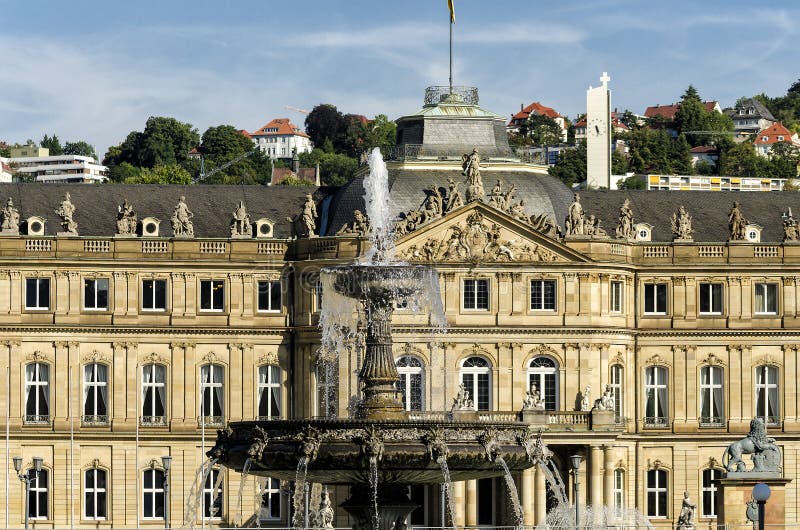 Stuttgart Castle stock photo. Image of facade, palace - 33460458